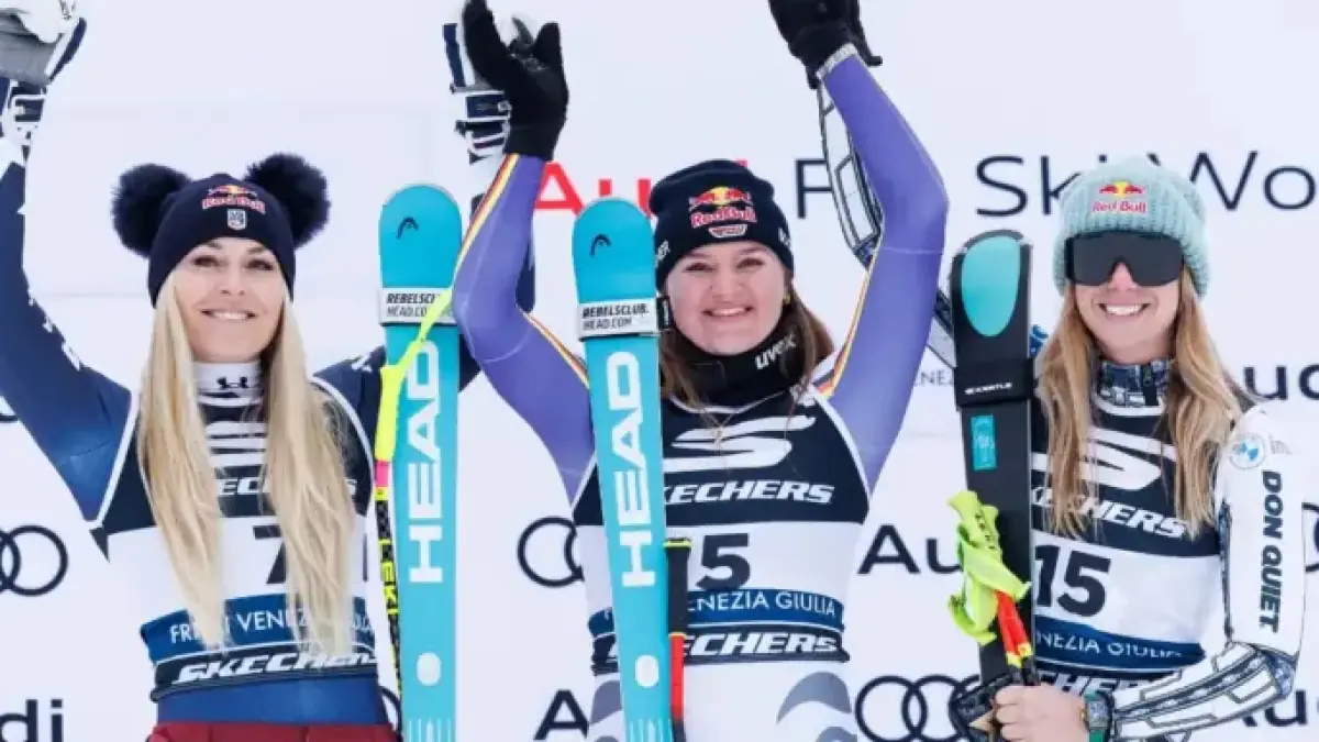 Emma Aicher Triumphs in Tarvisio Super G; Lindsey Vonn Returns to ...