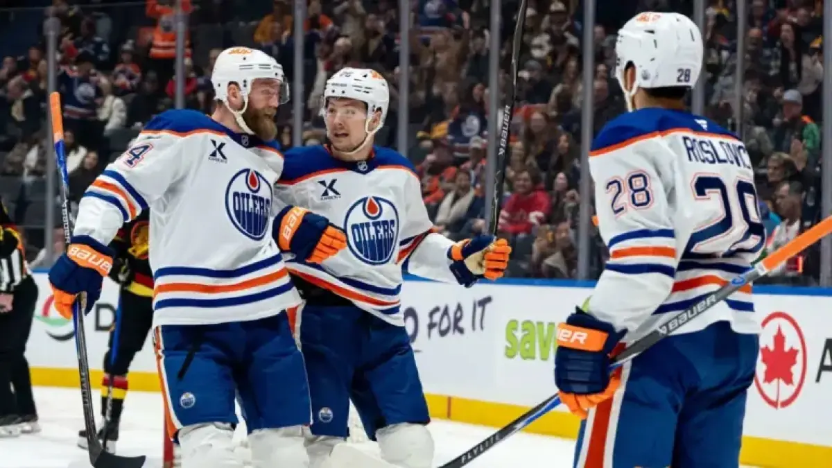 Oilers Dominate with 6-Goal Second Period, Shut Out Canucks - Filmogaz.com
