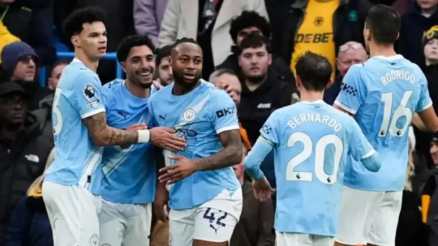 Man City Triumphs 2-0 Over Wolves; Marmoush, Semenyo Score with Haaland ...